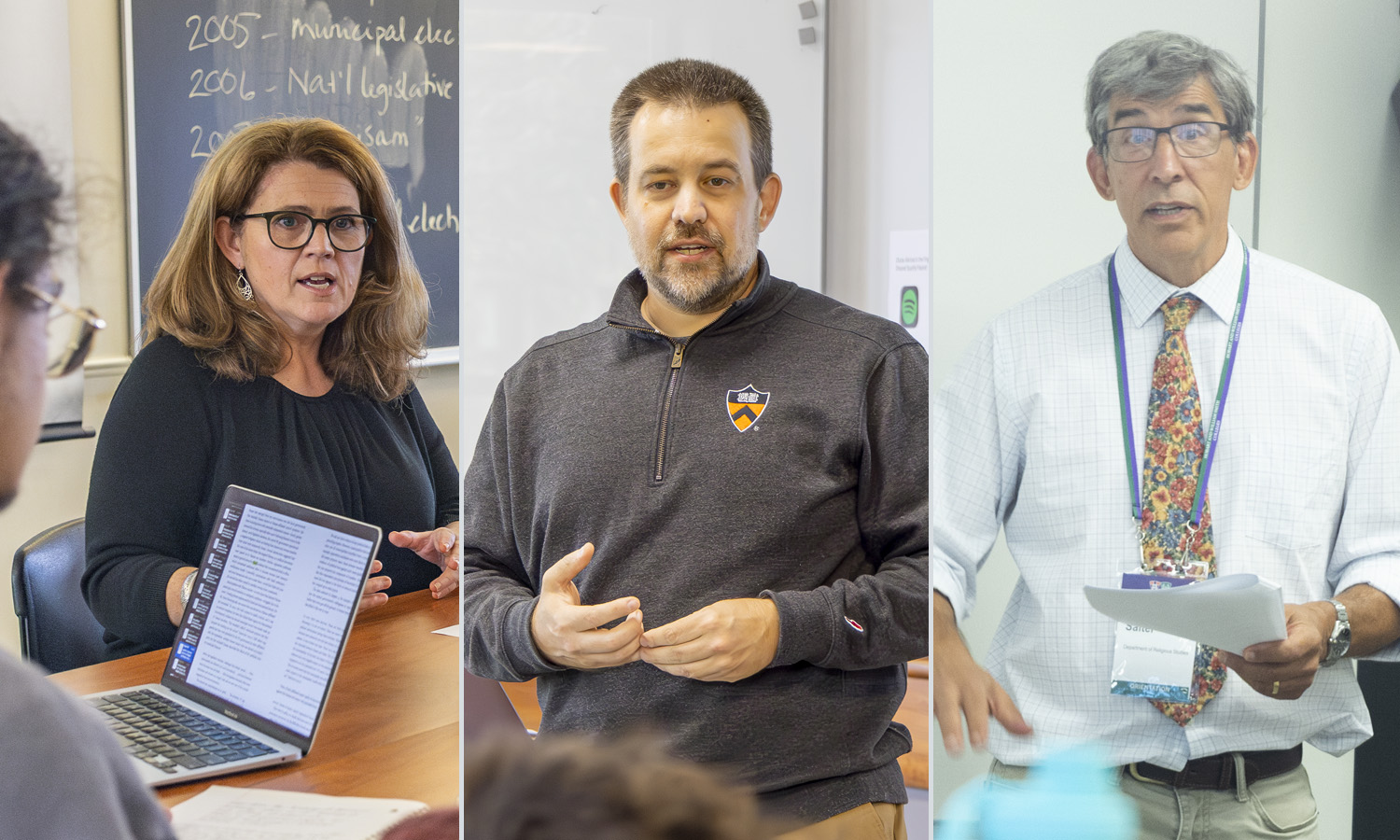 Three Named to Endowed Professorships